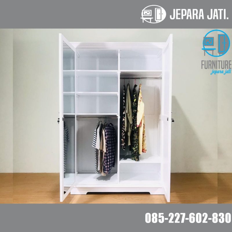 Lemari Pakaian Minimalis Modern Terbaru - JEPARA JATI | JATI JEPARA ...