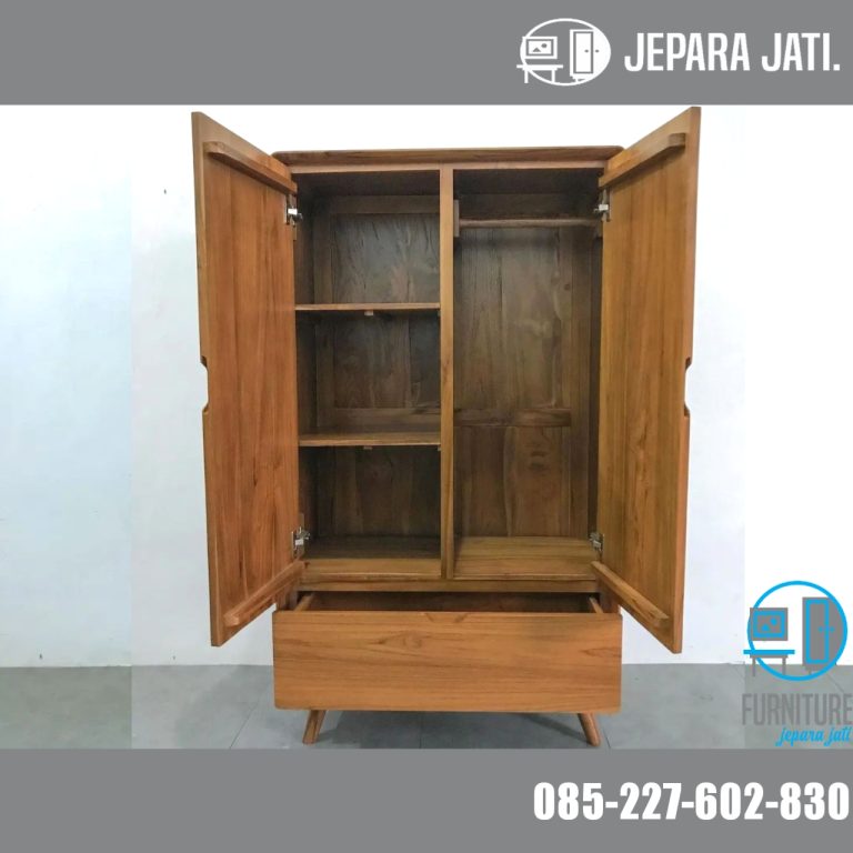 Lemari Pakaian Minimalis Modern Terbaru - Jepara Jati | Mebel Jati ...